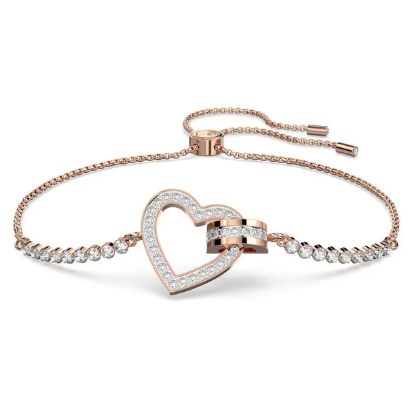 SWAROVSKI Rhodium-plated Bracelet With Pavé Crystals - White
