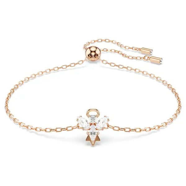 SWAROVSKI Angel Motif Bracelet With Zirconia - White