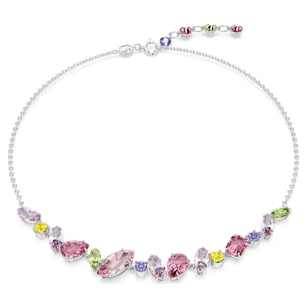 SWAROVSKI Gema Necklace With Multi-colored Crystals - Pink