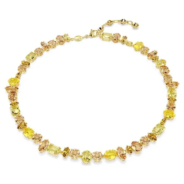 SWAROVSKI Gema Necklace With Multi-cut Crystals - Yellow