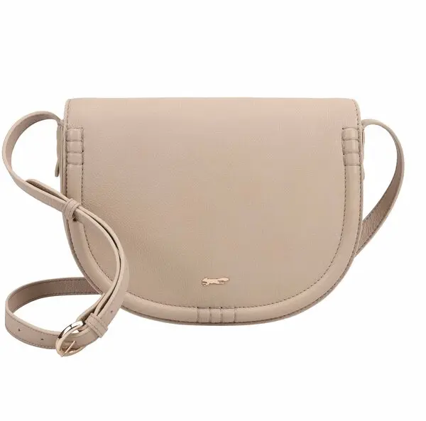PAUL COSTELLOE Saima Leather Crossbody Bag Doeskin