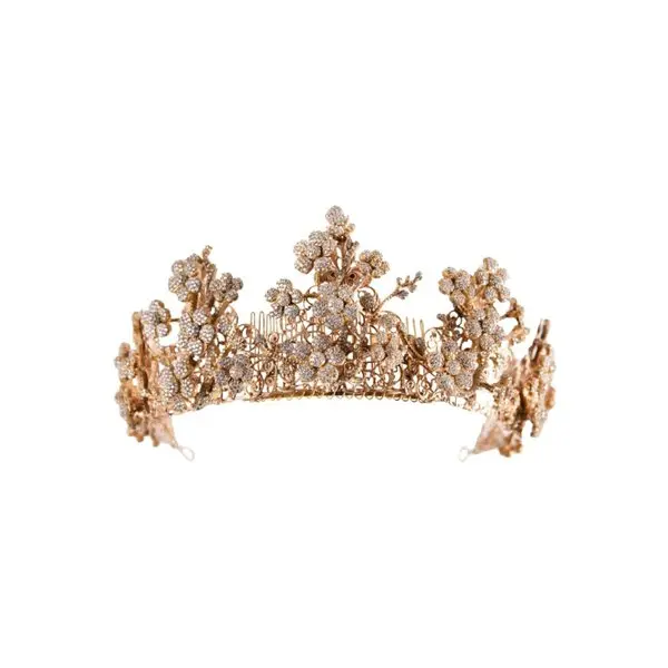 STEPHANIE BROWNE AUSTRALIA Princess Cherry Blossom Crown - Gold