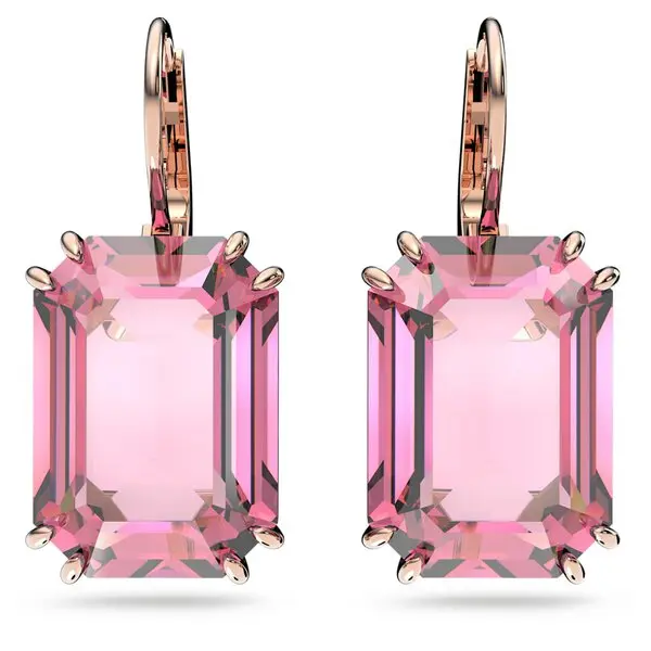 SWAROVSKI Millenia Drop Earrings - Pink