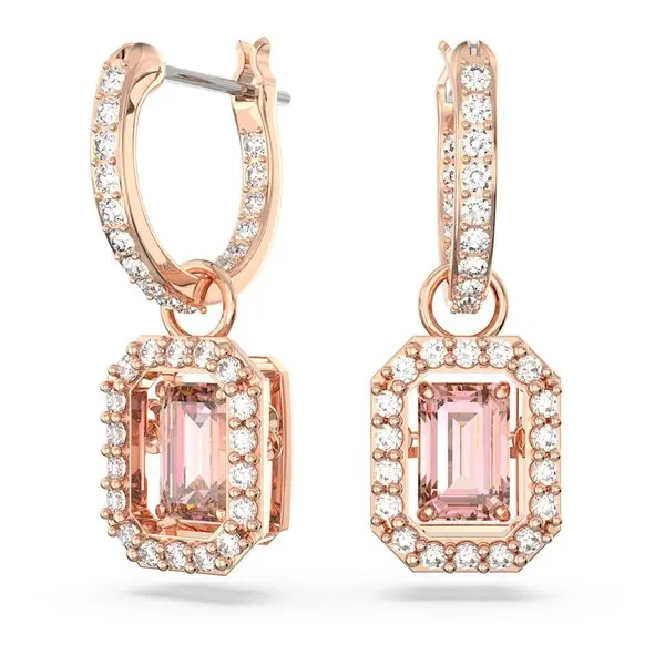 SWAROVSKI Millenia Drop Earrings - Pink