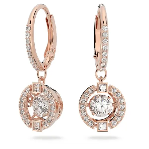 SWAROVSKI Una Drop Earrings - White