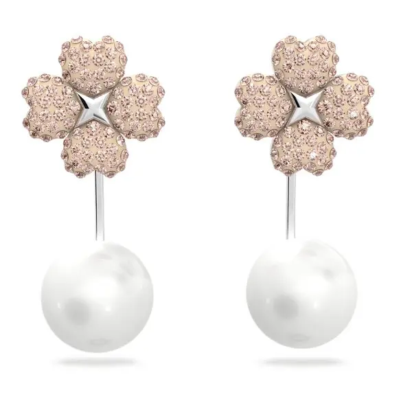 SWAROVSKI Latisha Earring Jackets With Crystal Pearl