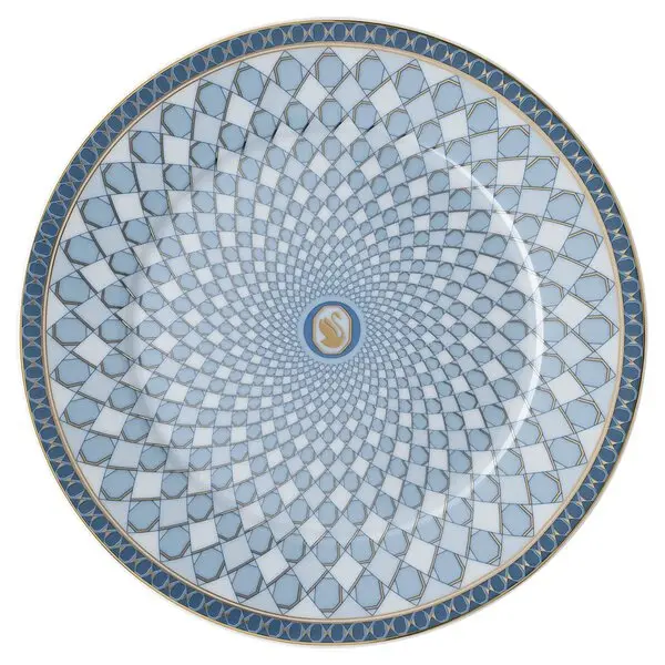 SWAROVSKI Signum Bread Plate - Blue