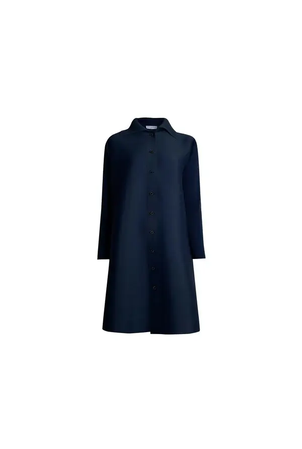 JAMES LAKELAND Dark Navy Shirt Dress - Blue