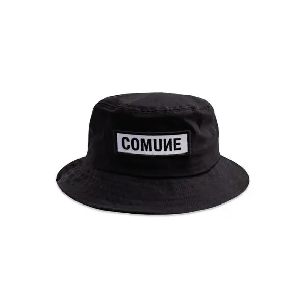 COMUNE Patch Bucket Hat - Black