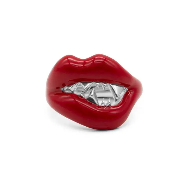 KASUN LONDON Kiss Of Desire Ring Passion - Red