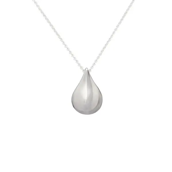 FREYA & THOR OF SWEDEN Tear Of Freya Necklace Sterling Min - Silver
