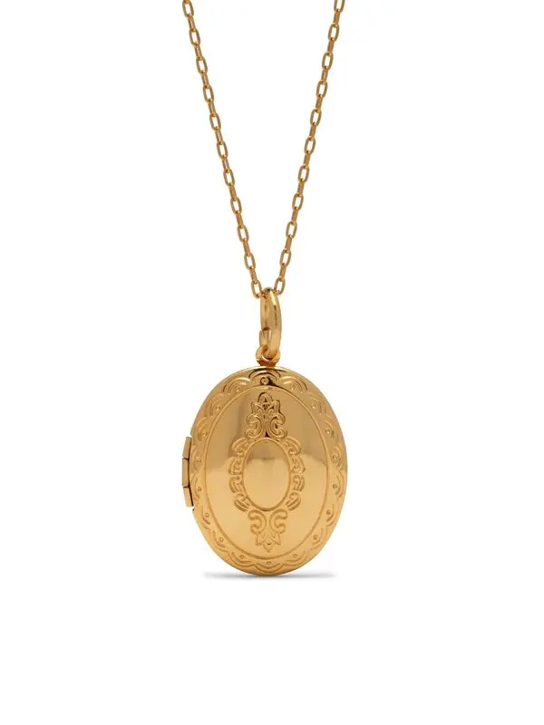 JAREDJAMIN Edwardian Necklace And Pendant Locket - Gold