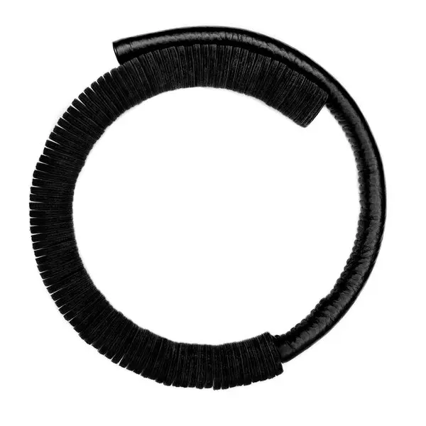 WAIWAI Texture Fusion Leather Choker - Black
