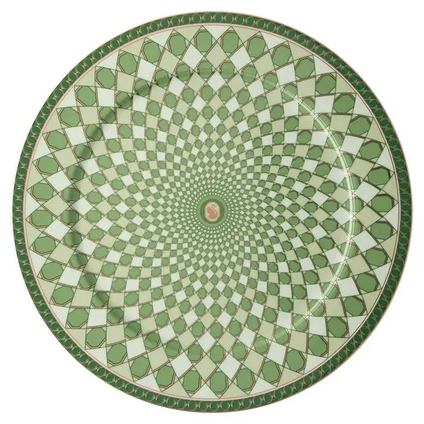 SWAROVSKI Signum Service Plate - Green