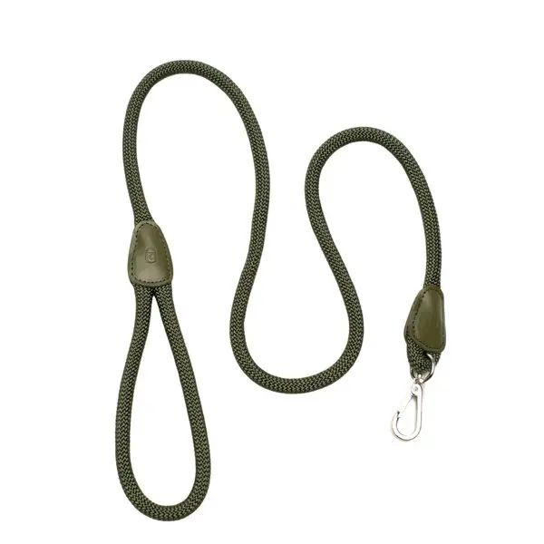 Zoë Pet Atelier Paracord Leash Army - Green