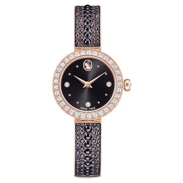 SWAROVSKI Matrix Pearl Bangle Watch - Black