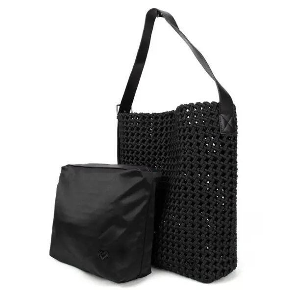 PRENELOVE Osler Woven Hand-knotted Hobo