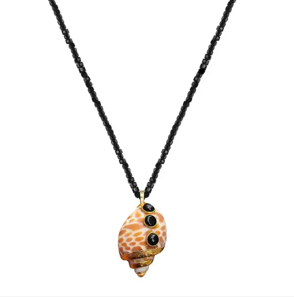 ADRIANA PAPPAS DESIGNS Crystal Coast Necklace - Black