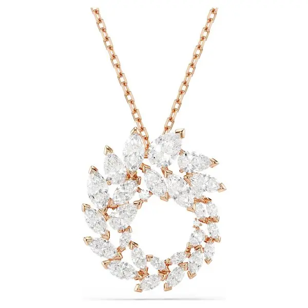 SWAROVSKI Mesmera Pendant With Pear-shaped And Round Zirconia - White