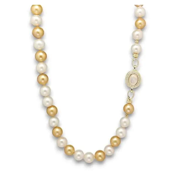 NINEMOO Still Life Pearl Necklace - Gold