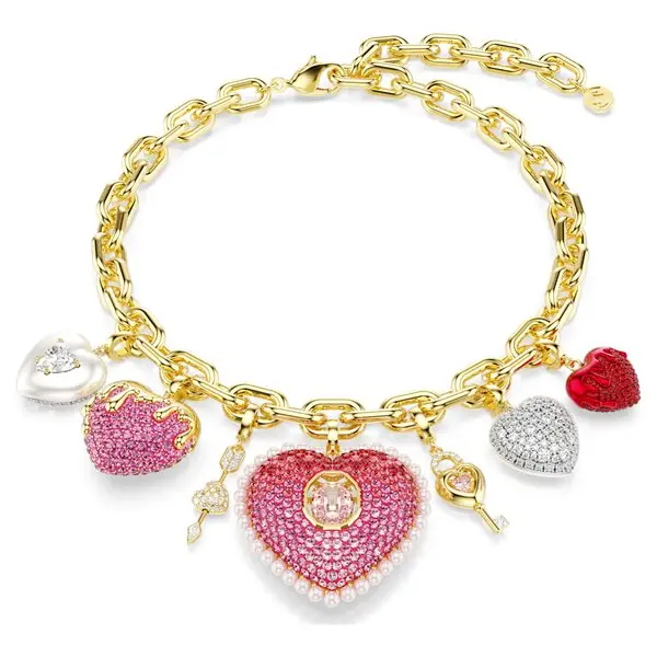 SWAROVSKI Idyllia Necklace With Crystal Flower Pendant - Multicoloured