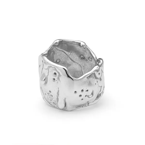 EVA REMENYI Talisman Moon Ring - Silver