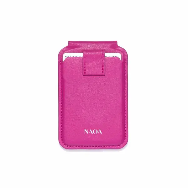 NAOA Magsafe Wallet & Phone Stand Fuchsia - Pink