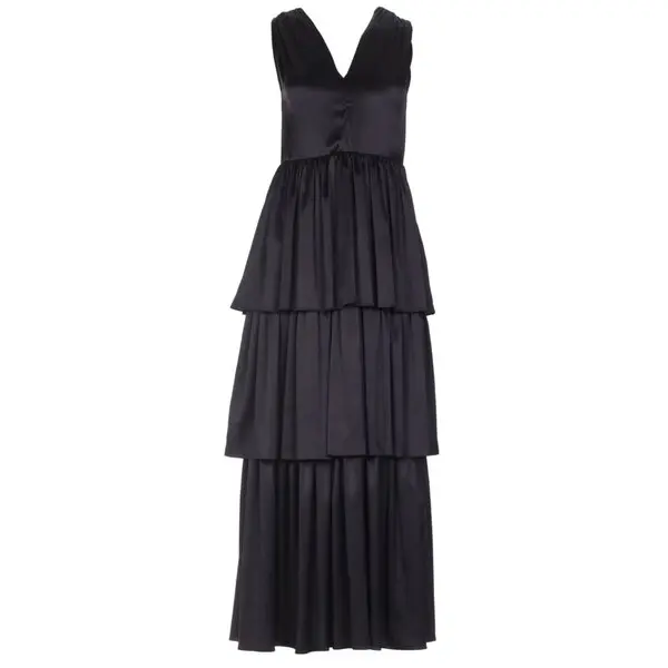 ROSES ARE RED Ella Silk Dress - Black