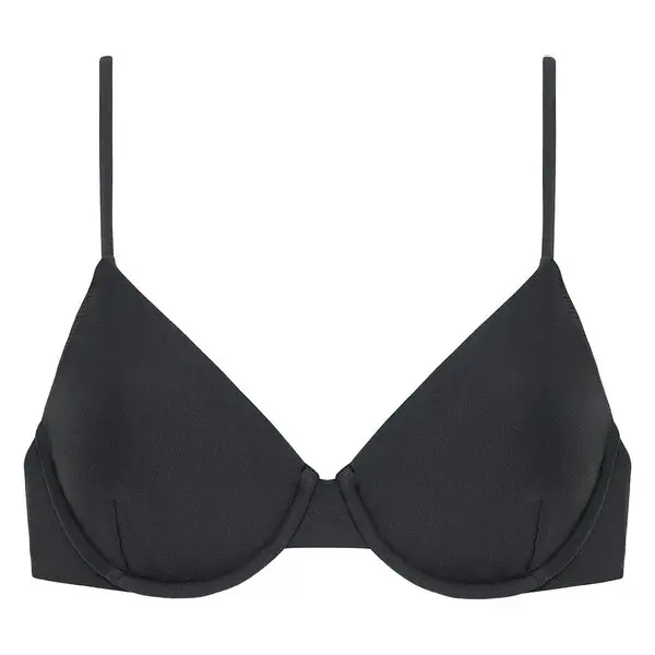 MONTCE Charcoal Dainty Bikini Top - Grey