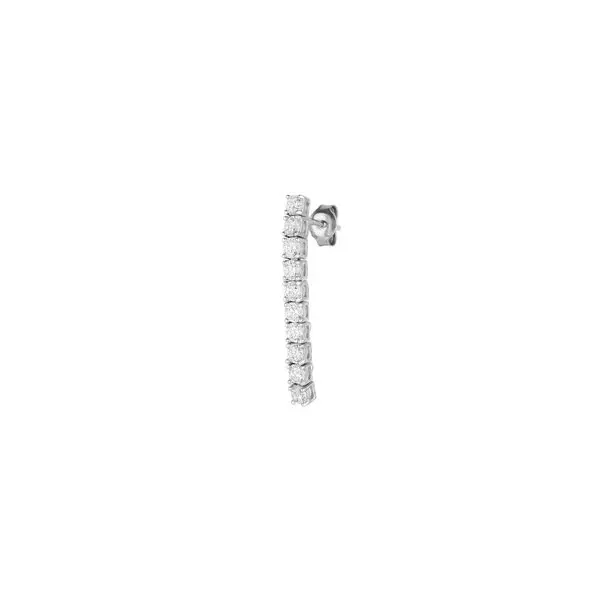 SPERO LONDON Sterling Long Tennis Earring Single - Silver