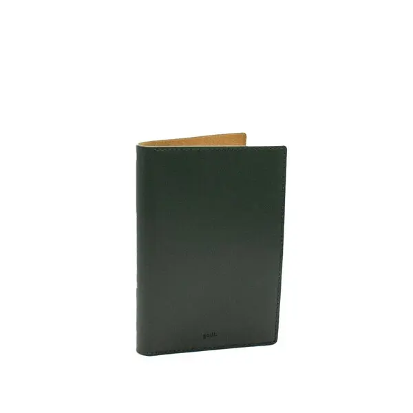 GODI. Handmade Full-grain Leather Passport Cover – Slim Travel Wallet - Green