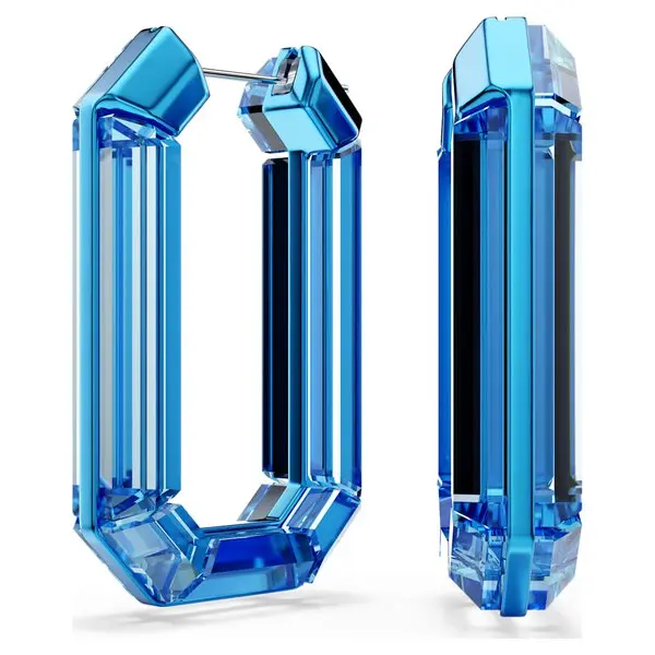SWAROVSKI Lucent Hoop Earrings - Blue