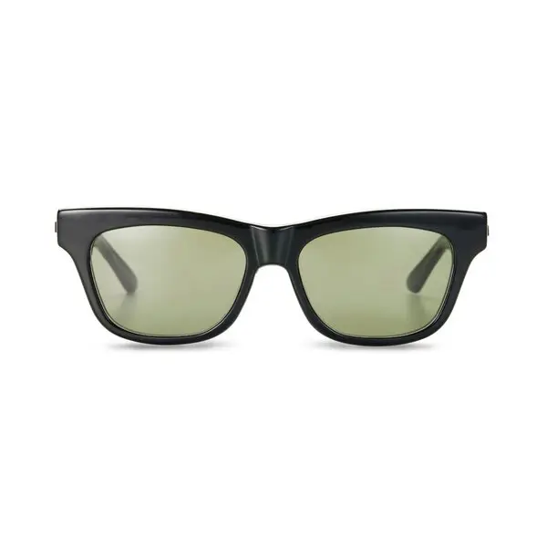 THE AVANTGUARD Wallflower Midnight Gloss Wayfarer Sunglasses - Black