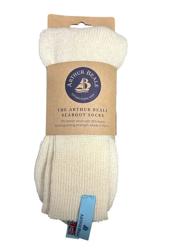 ARTHUR BEALE Arctic Seaboot Socks - White