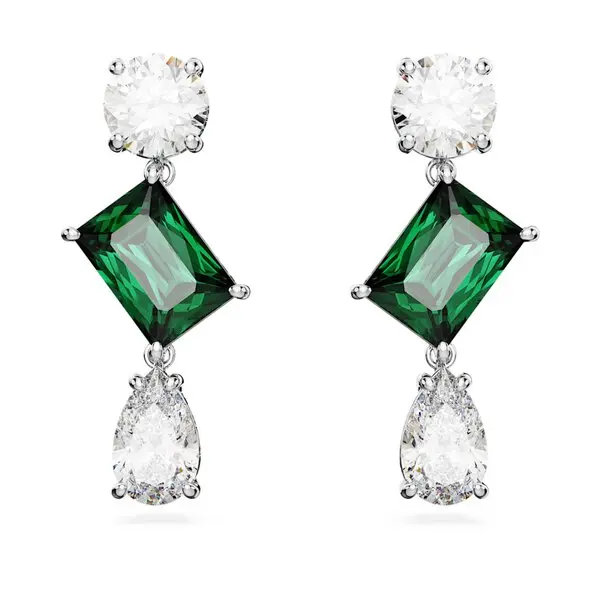 SWAROVSKI Mesmera Drop Earrings - Green