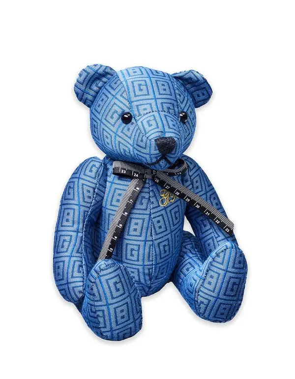 GRESHAM BLAKE Monogram Gresham Bear - Blue