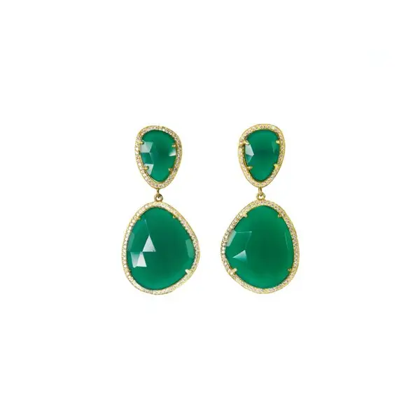 STEPHANIE BROWNE AUSTRALIA Bijou Earrings - Green
