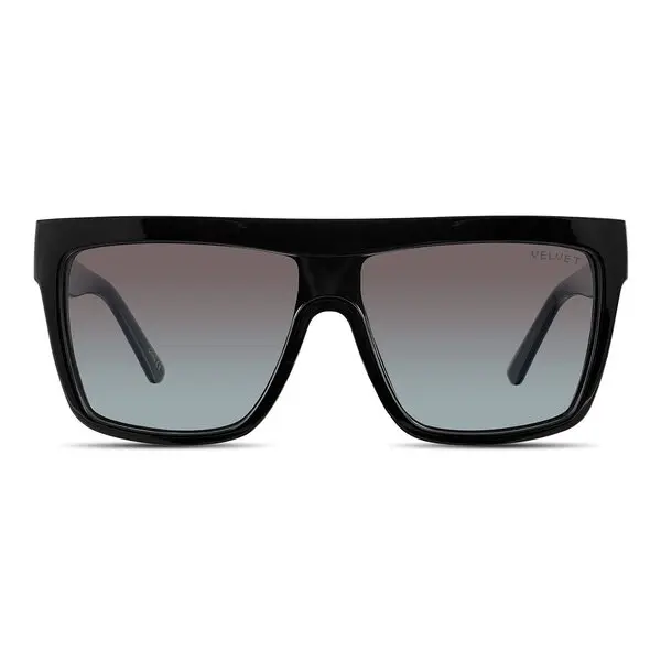 VELVET EYEWEAR Sunglass Shield Melania - Black
