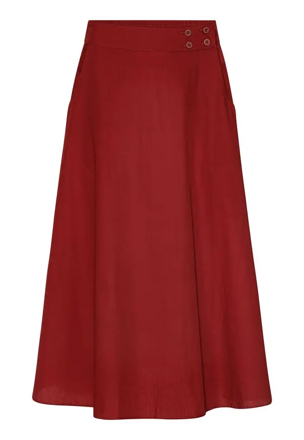 GROBUND Amelie Skirt The One In Wine - Red