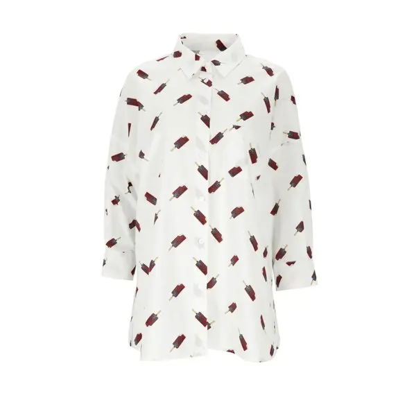 DECOFLUX HOME Poplin Shirt Ice - White