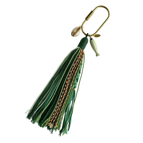 CC JOY STUDIO Calypso Bag Charm - Green