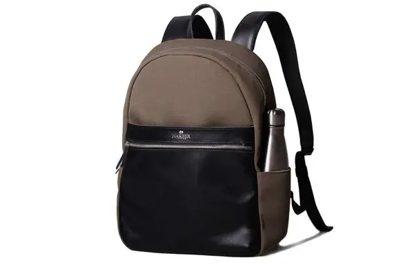 HARBER LONDON Office Backpack Mocha - Brown