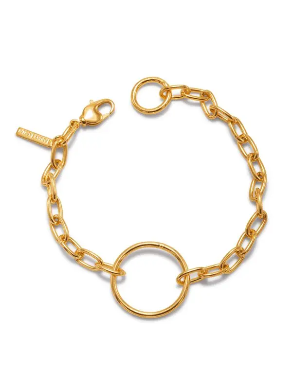 JAREDJAMIN Chain Reaction Ellipse Bracelet - Gold