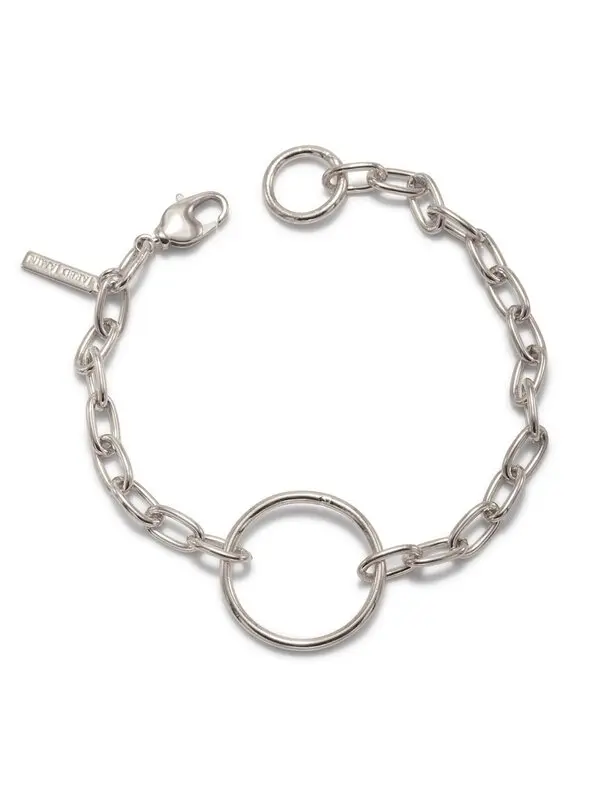 JAREDJAMIN Chain Reaction Ellipse Bracelet - Silver