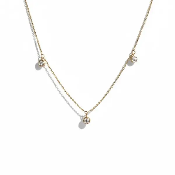 LA PLUIE JEWELLERY Halo Necklace - Gold
