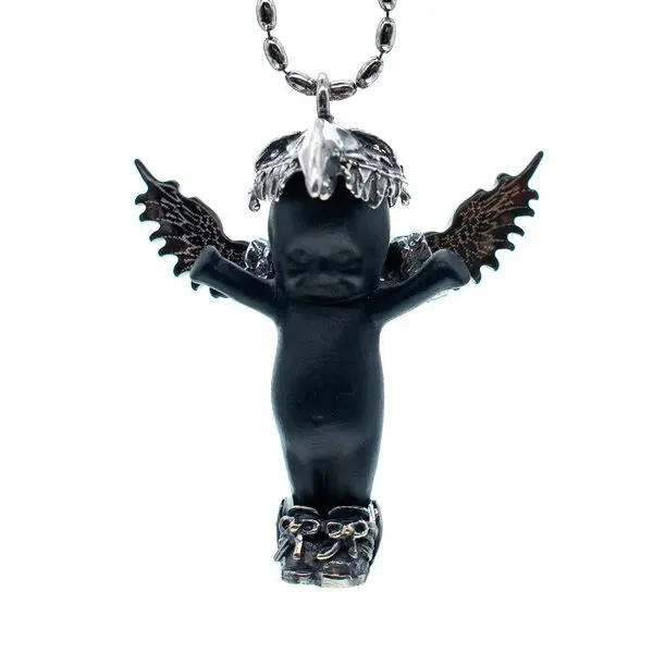 GEM KINGDOM Black / Silver Happy Baby Phoenix Silver Black - Black/silver