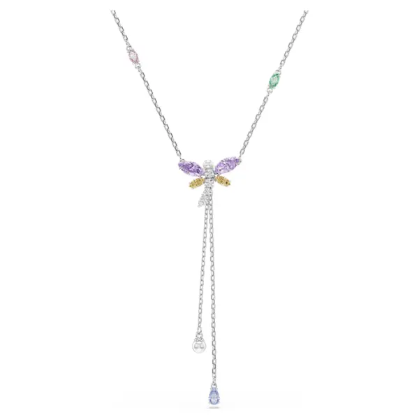 SWAROVSKI Heart Y-necklace With Crystal Pearl And Zirconia - Multicoloured