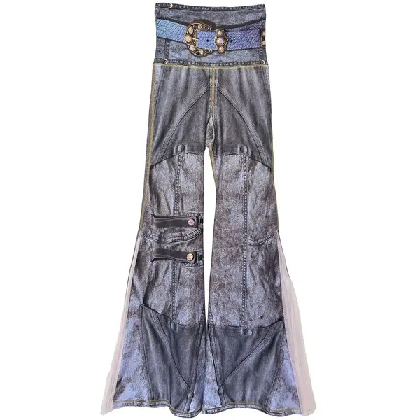 IPNG DESIGN Bell-bottom Comfort Pants Sunisfaction - White