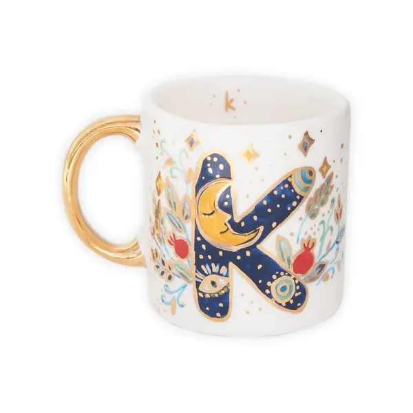 SHERIE BOUTIK K Joy Alphabet Mug Sb X Wb - Yellow