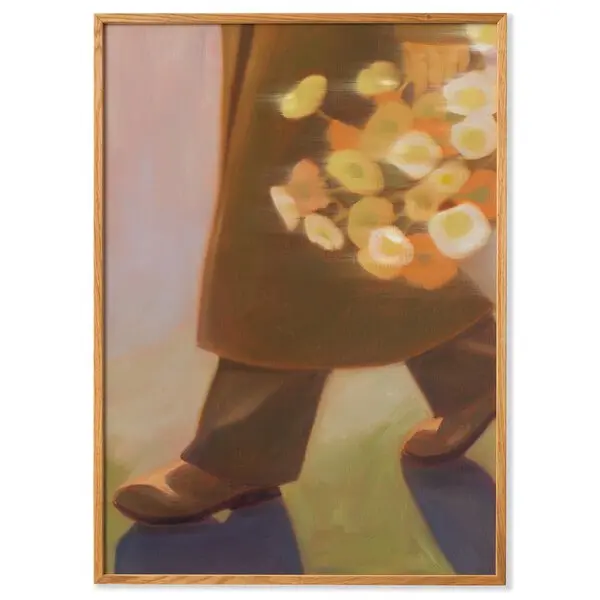 PAPER COLLECTIVE Brown / Orange Carrying Autumn Art Print 30x40 Cm - Brown/orange